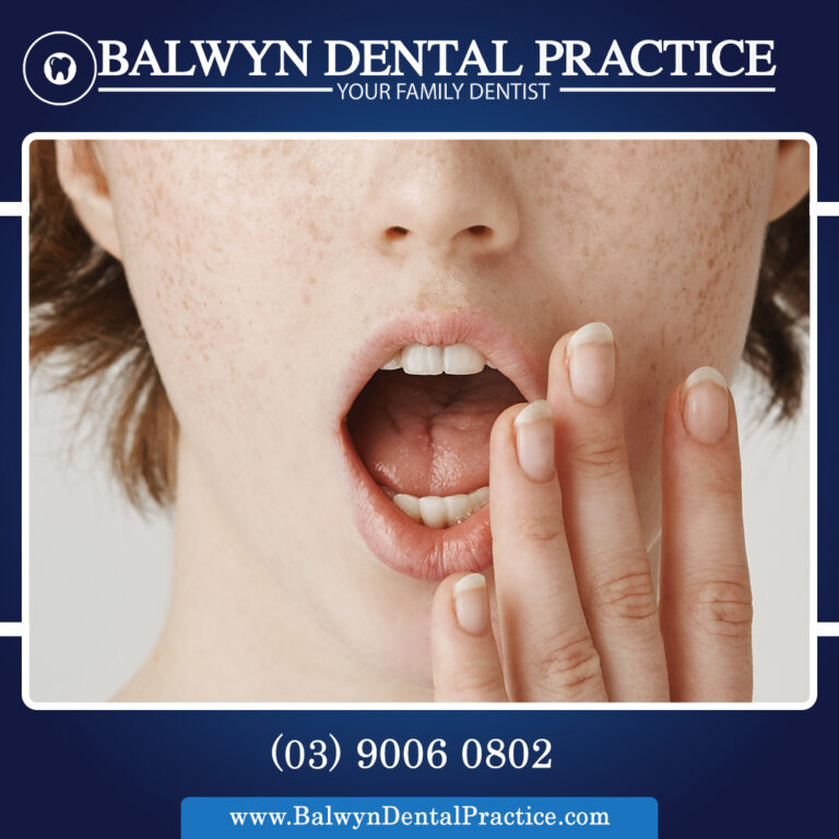 Numbing Mouth - Balwyn Dental Practice